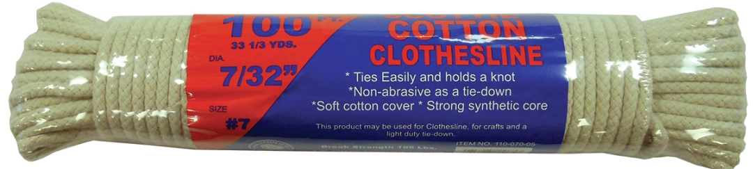 MBS Omaha, a div. of Omaha Distributing Co., Inc: 7/32 x 100' Cotton ...