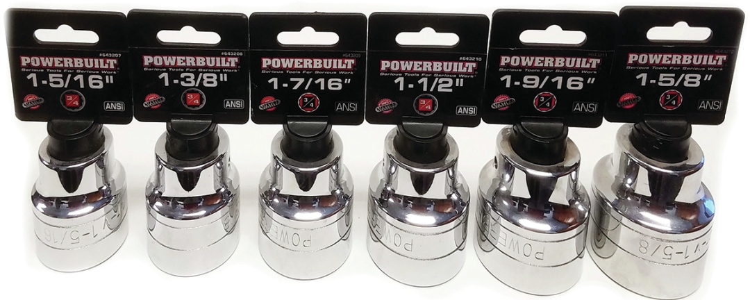 MBS Omaha, a div. of Omaha Distributing Co., Inc: 18PC 3/4" Drive ...